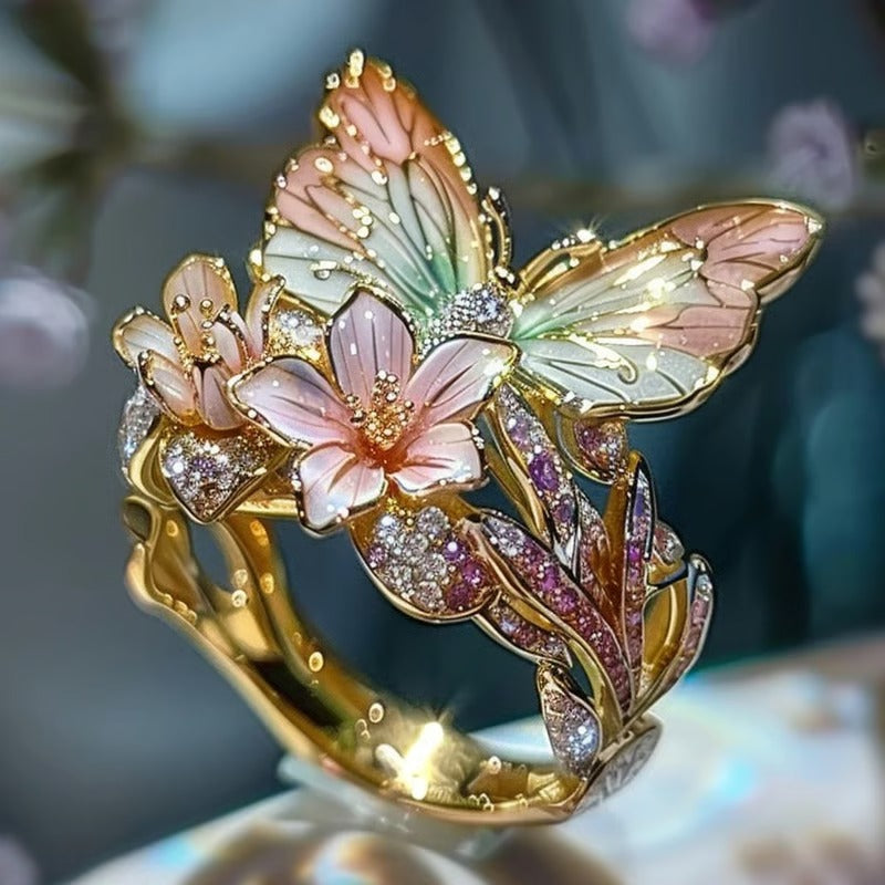 🌸Butterfly Flower Ring🌸 – My Store